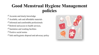 UNICEF Guidance on Menstrual Health and Hygiene | PPTX