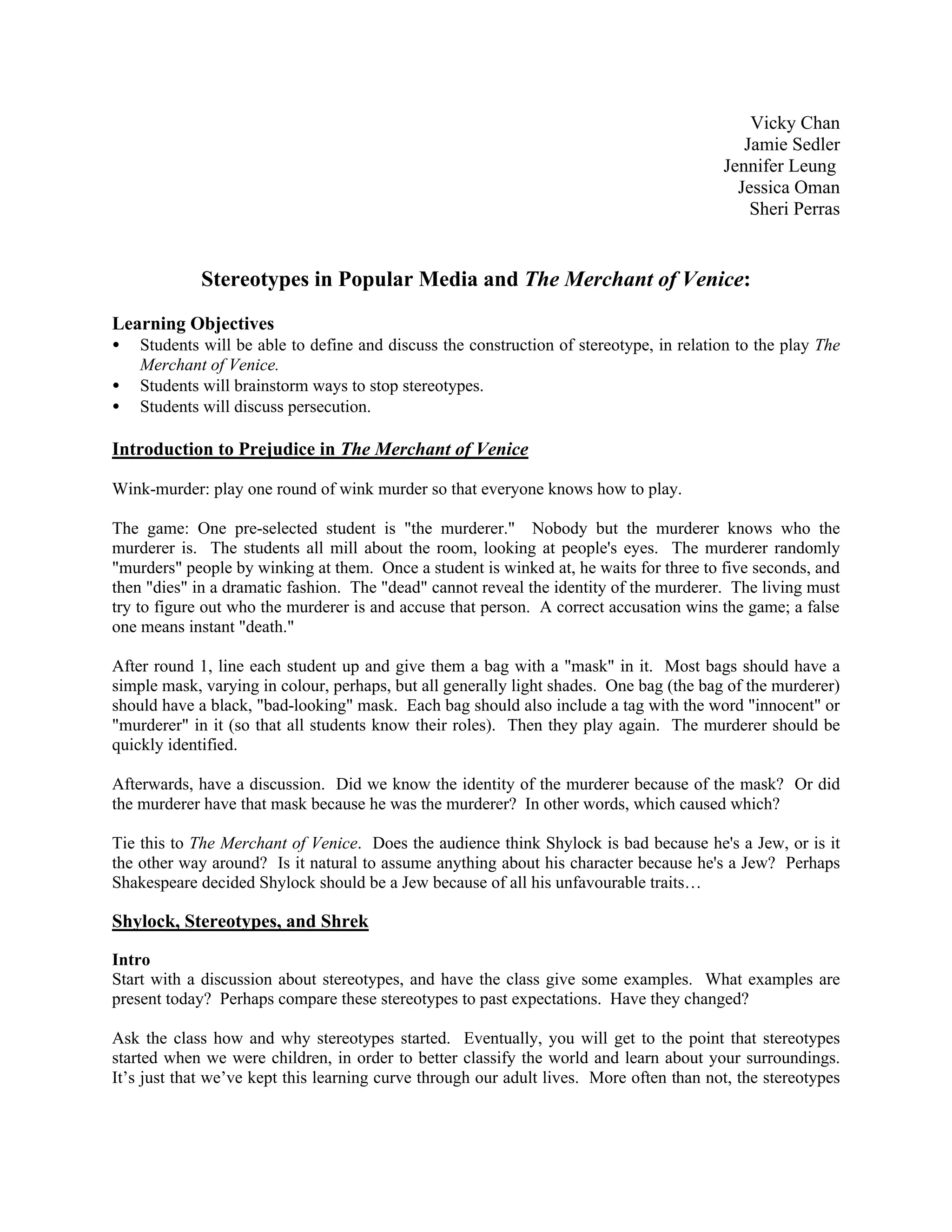 The Merchant Of Venice | PDF