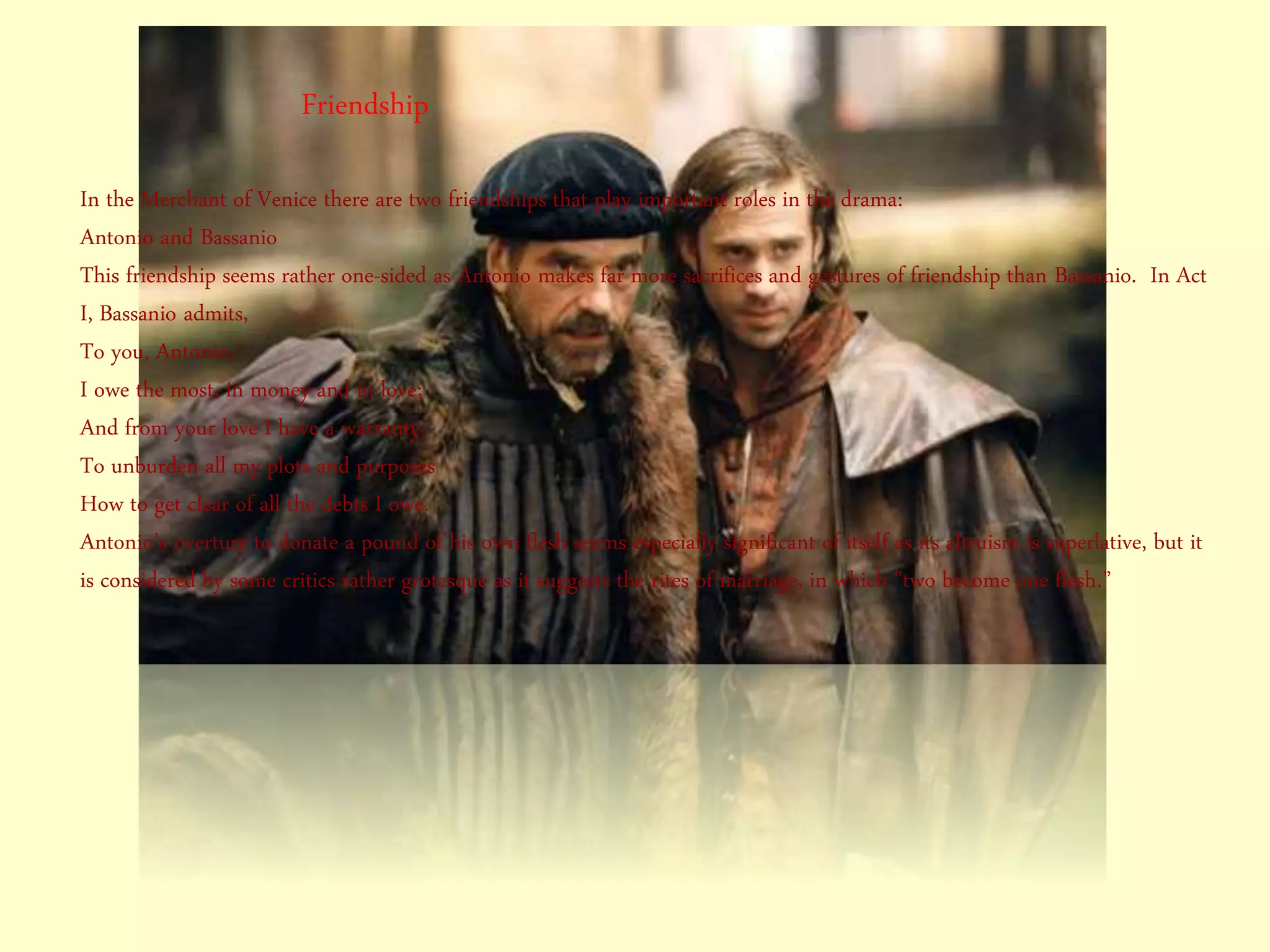 The merchant of venice | PPTX