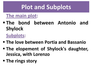 The merchant of venice 2, analysis | PPTX