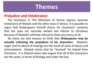 The merchant of venice 2, analysis | PPTX