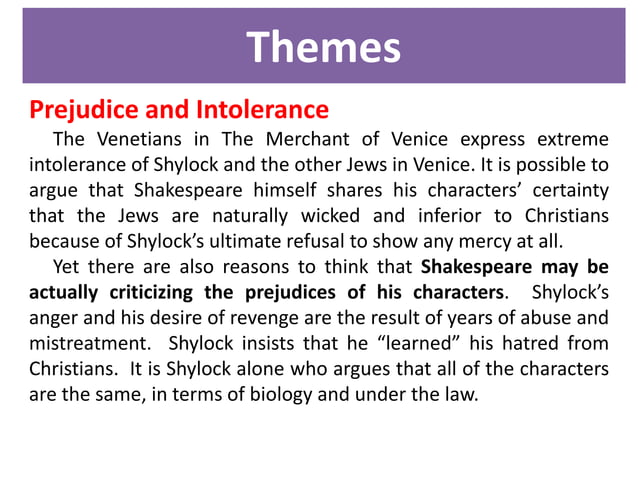 The merchant of venice 2, analysis | PPTX | Christianity | Religion ...