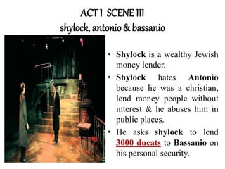 The merchant of venice ppt | PPTX