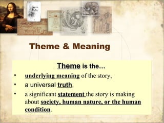 Literary Theme Review | PPT