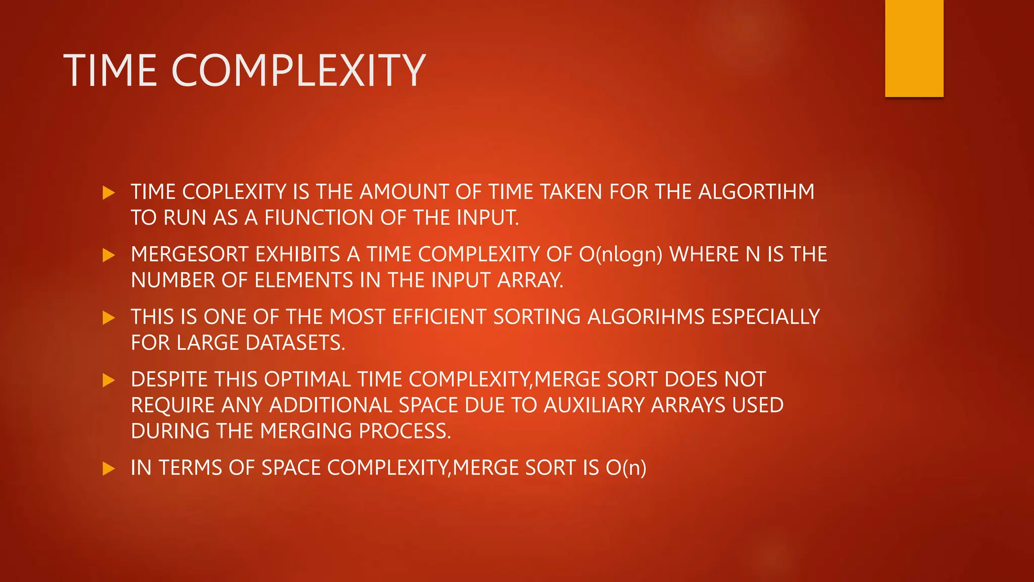 The Mergesort Algorithm Pptx