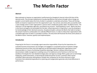 The Merlin Factor | PPTX