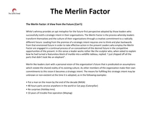The Merlin Factor | PPTX