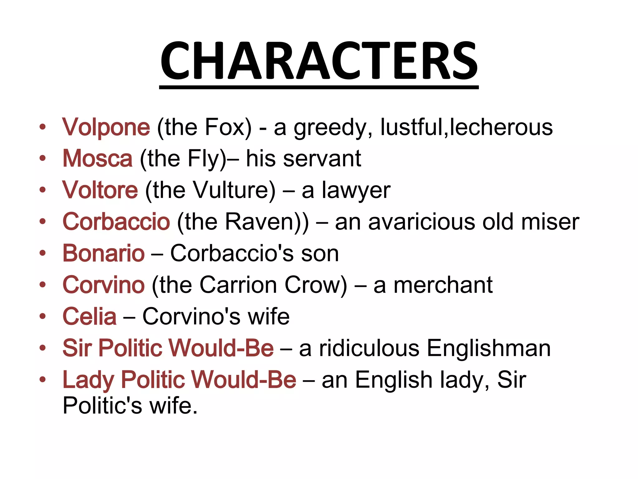 Themes&Characters | PPTX