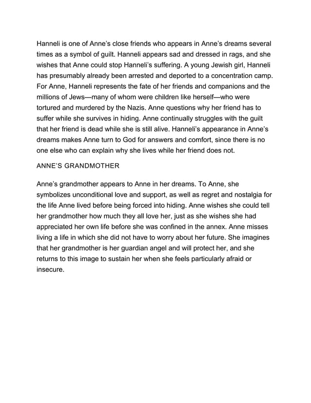 Anne Frank Themes | PDF