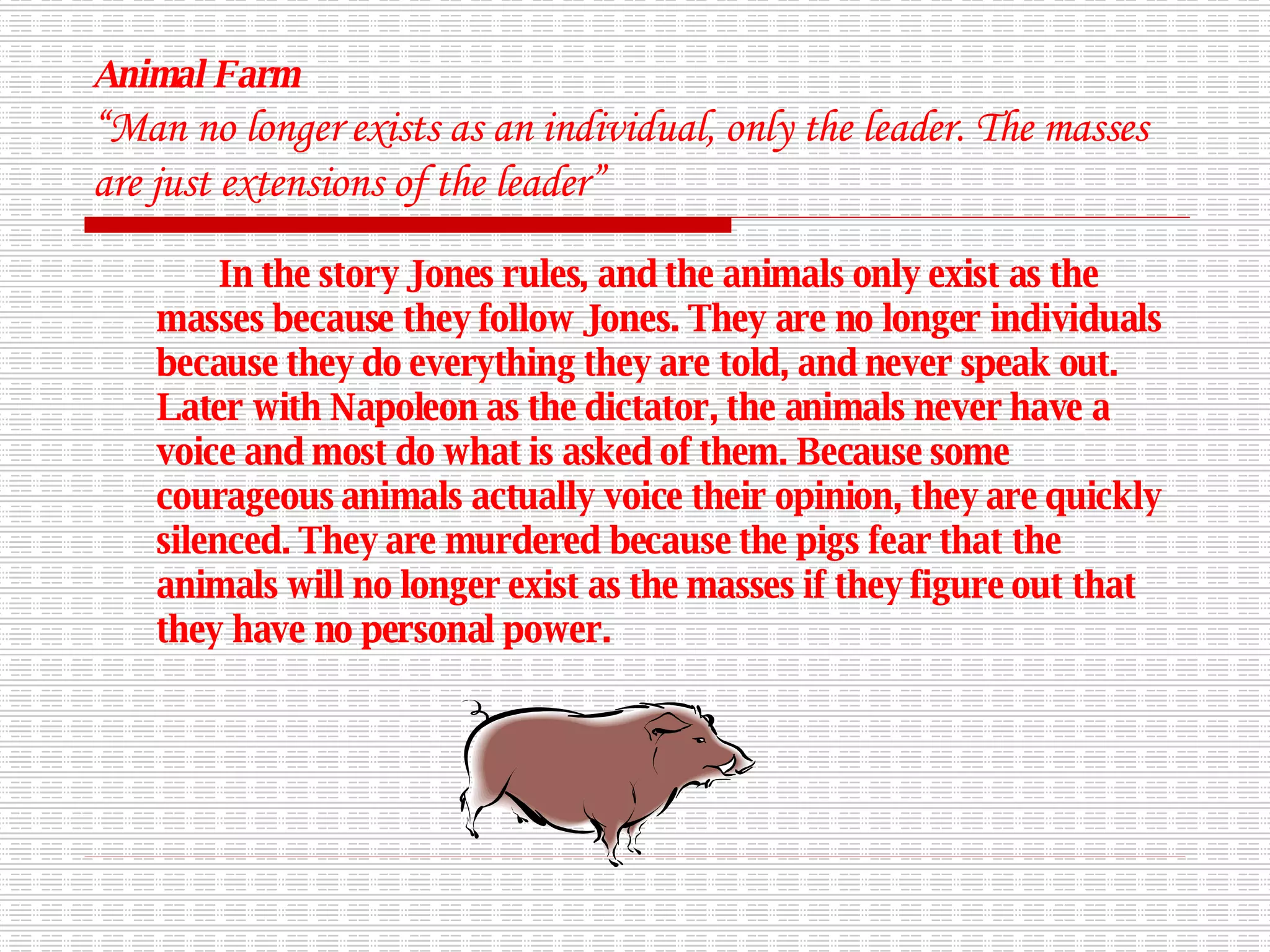 Themes of Animal Farm | PPT