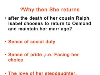 The portrait of a Lady-Themes | PPT