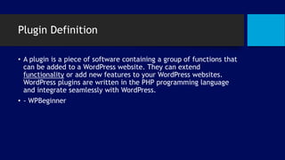 Keeping Your Themes and Plugins Organized. | PPTX | Web Development ...