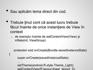 Themes and Styles in Android | PDF
