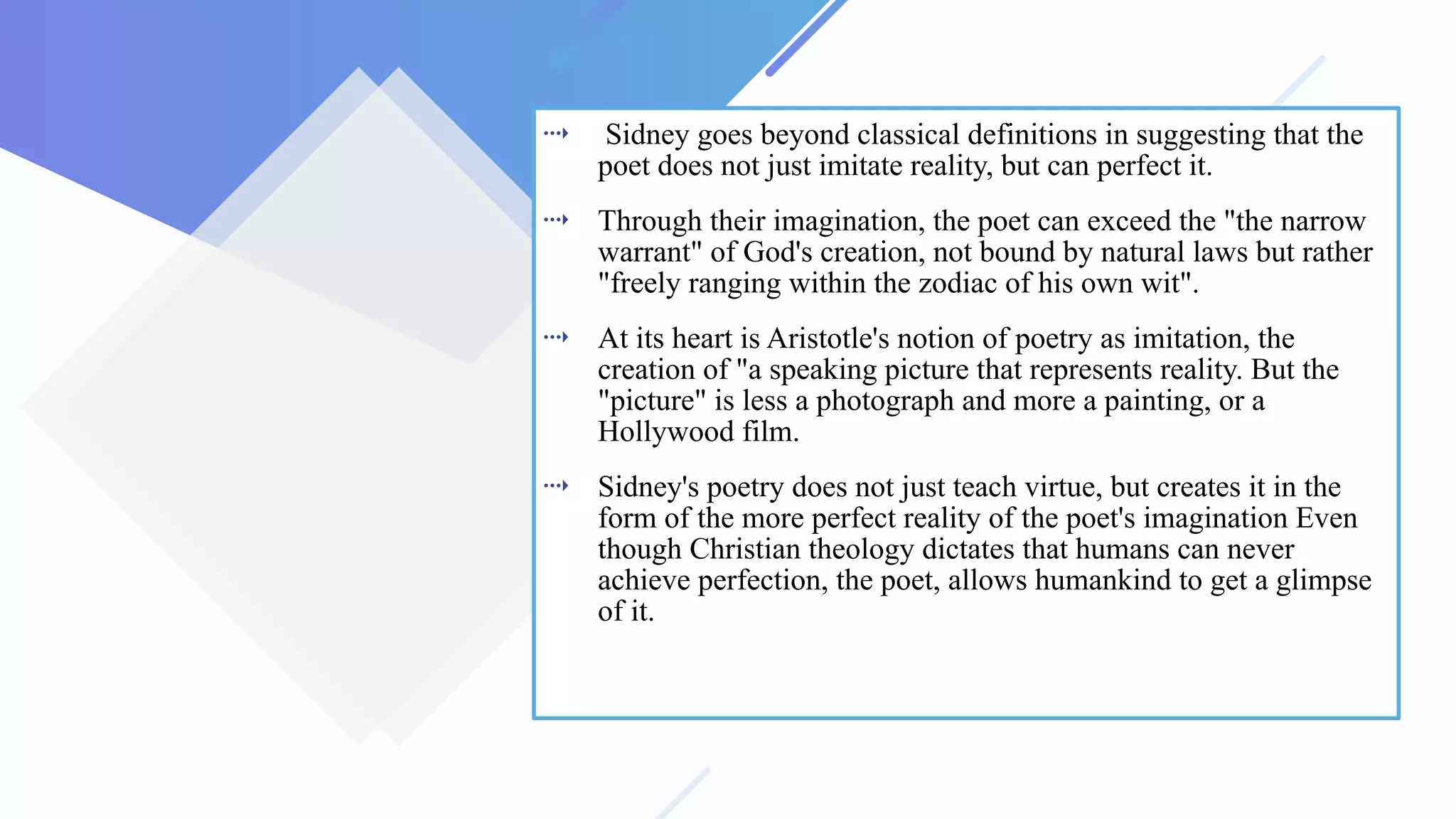 Themes in an apology for poetry | PDF
