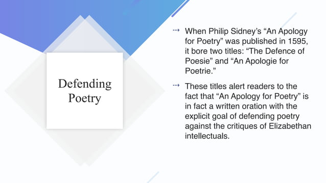 Themes in an apology for poetry | PDF