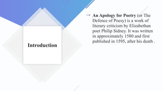 Themes in an apology for poetry | PDF