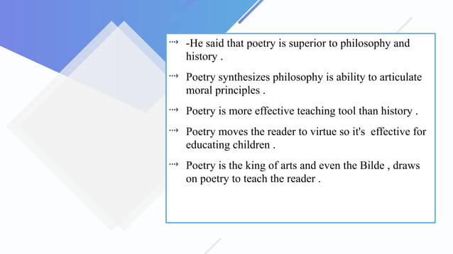 Themes in an apology for poetry | PDF