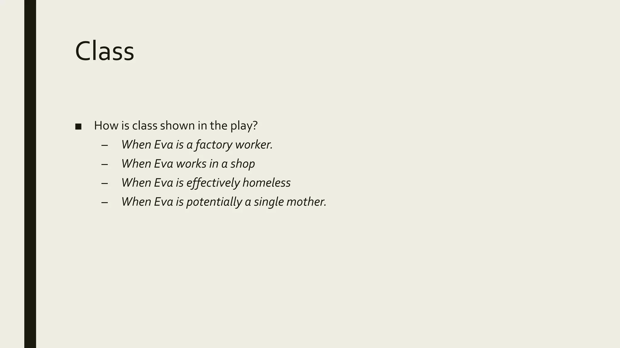 Themes in an inspector calls | PPTX