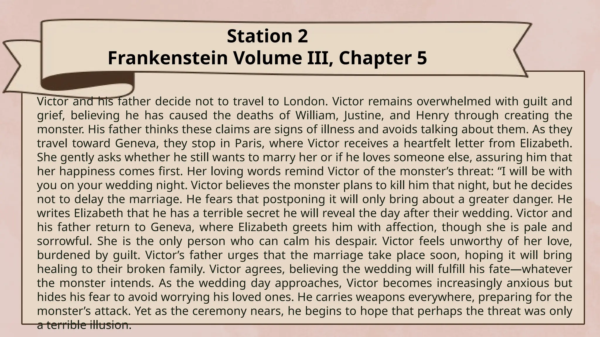 Chapter Summaries and Underlying Themes in Frankenstein.pptx