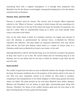 Themes in macbeth | PDF