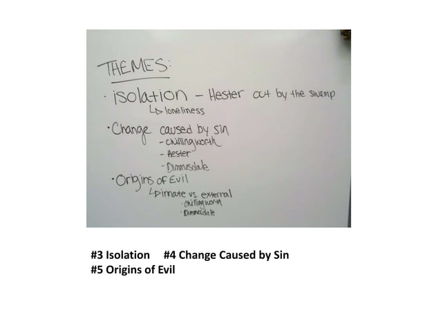 Themes in scarlet letter | PPTX