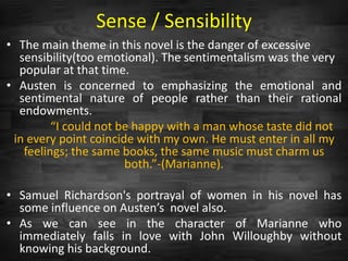 Themes in the sense and sensibility | PPT