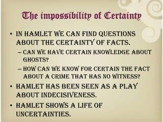 Themes, motifs and symbols in Hamlet | PPTX