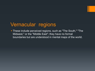 Themes of geography | PPTX