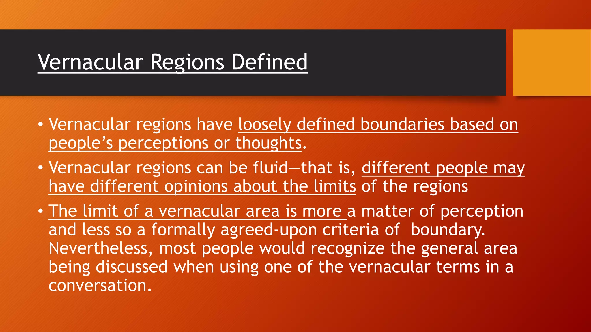 Themes of Geography: Region | PPTX