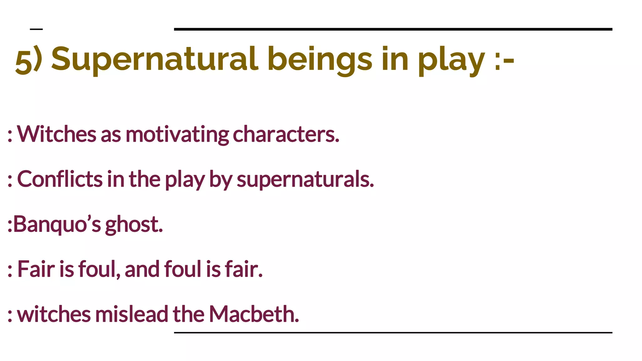 Themes of Macbeth | PPTX