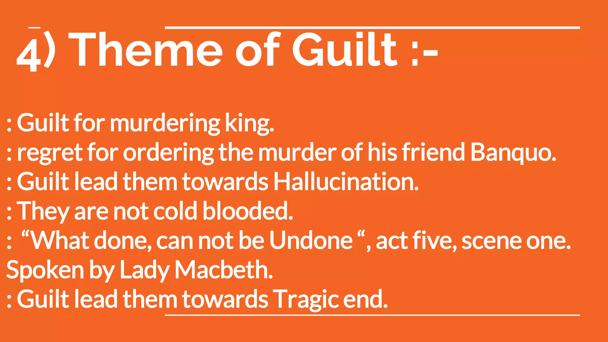 Themes of Macbeth | PPTX