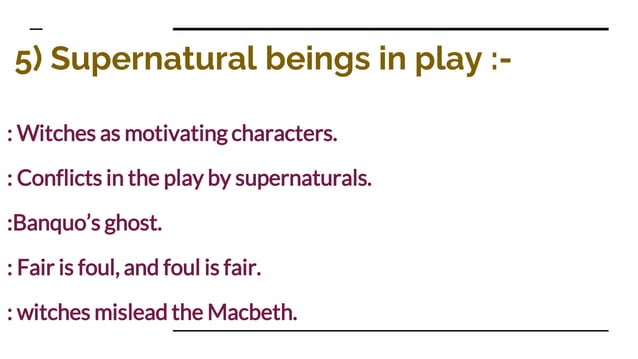 Themes of Macbeth | PPTX