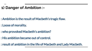 Themes of Macbeth | PPTX