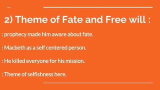 Themes of Macbeth | PPTX