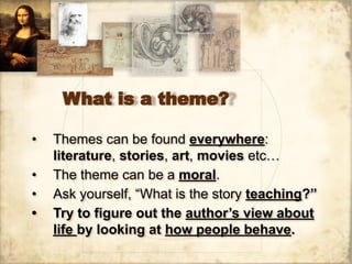 Literary Themes_Presentation 6th graders | PDF