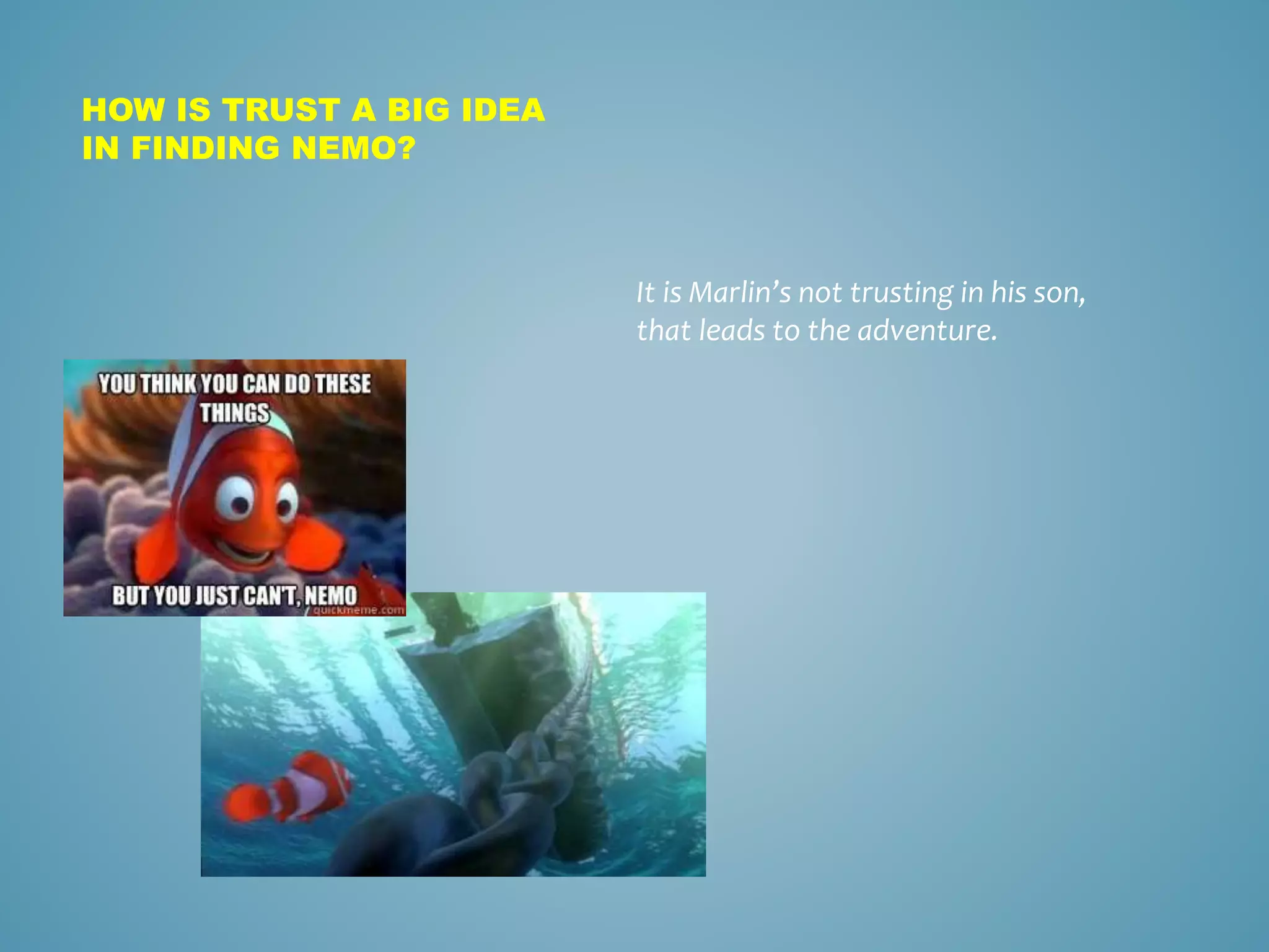 Teaching theme with Finding Nemo | PPT