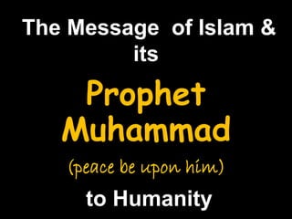 message of islam | PPT