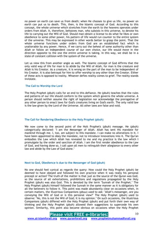 The Message of The Prophet (SAW)’s Seerat Syyed Abul A’la Maududi | PDF