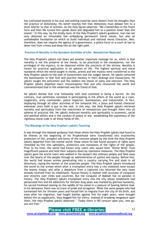 The Message of The Prophet (SAW)’s Seerat Syyed Abul A’la Maududi | PDF