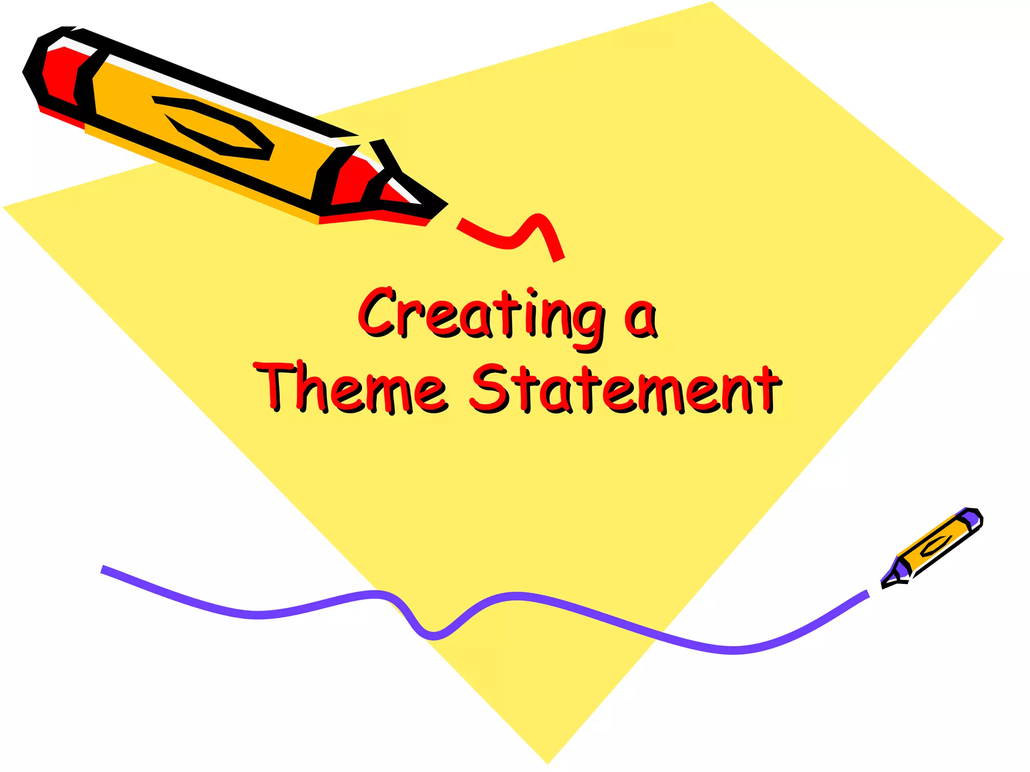 Theme statement | PPT