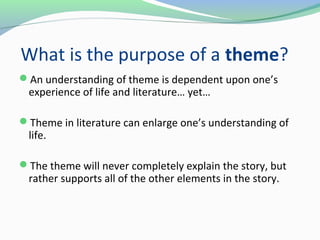 Theme,Symbols and Motifs | PPT