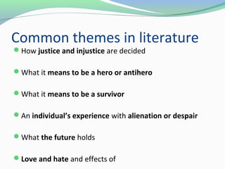 Theme,Symbols and Motifs | PPT