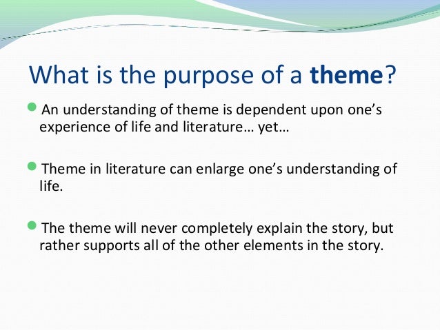 Theme,Symbols and Motifs