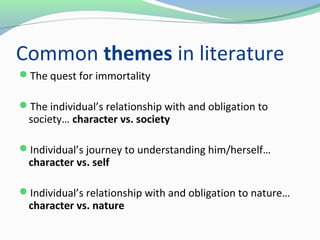Theme symbols and motifs | PPT