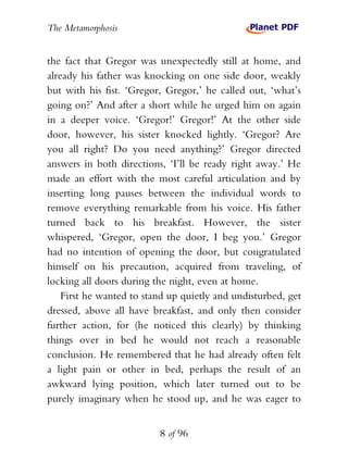 The metamorphosis By Franz Kafka | PDF