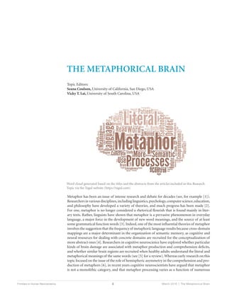 The metaphorical brain | PDF