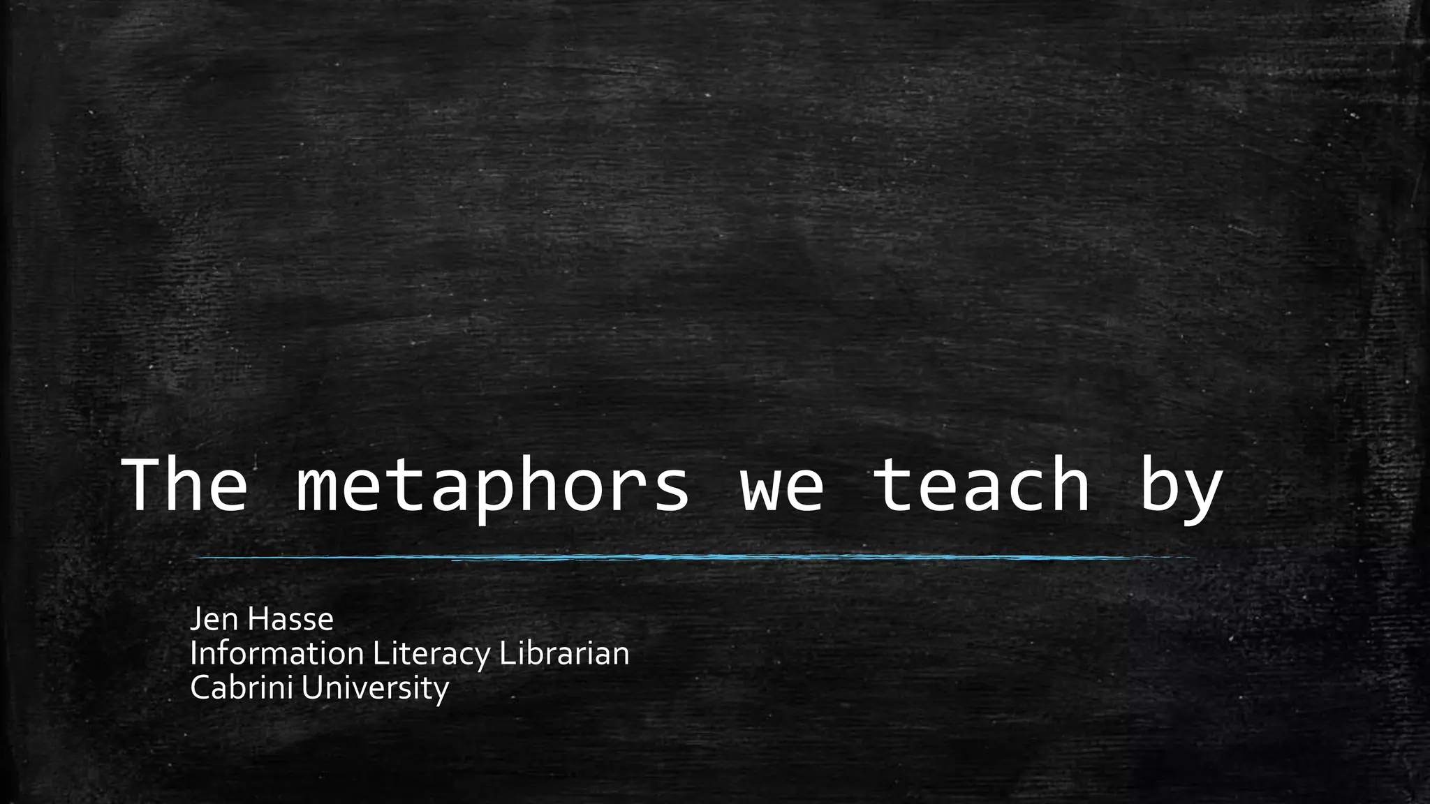 Building a bridge: Using metaphor to teach Information Literacy Fun ...