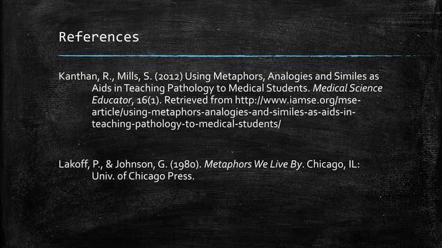 Building a bridge: Using metaphor to teach Information Literacy Fun | PPT