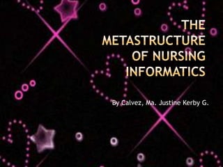 The metastructure of nursing informatics | PPTX