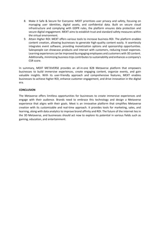 The Metaverse: A Paradigm Shift in Marketing Innovation | PDF